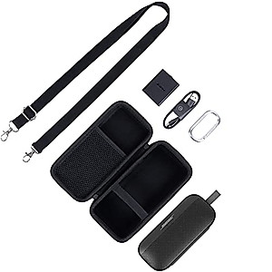 co2CREA Hard Travel Case Replacement for Bose SoundLink Flex Bluetooth Portable Speaker (Black Case)