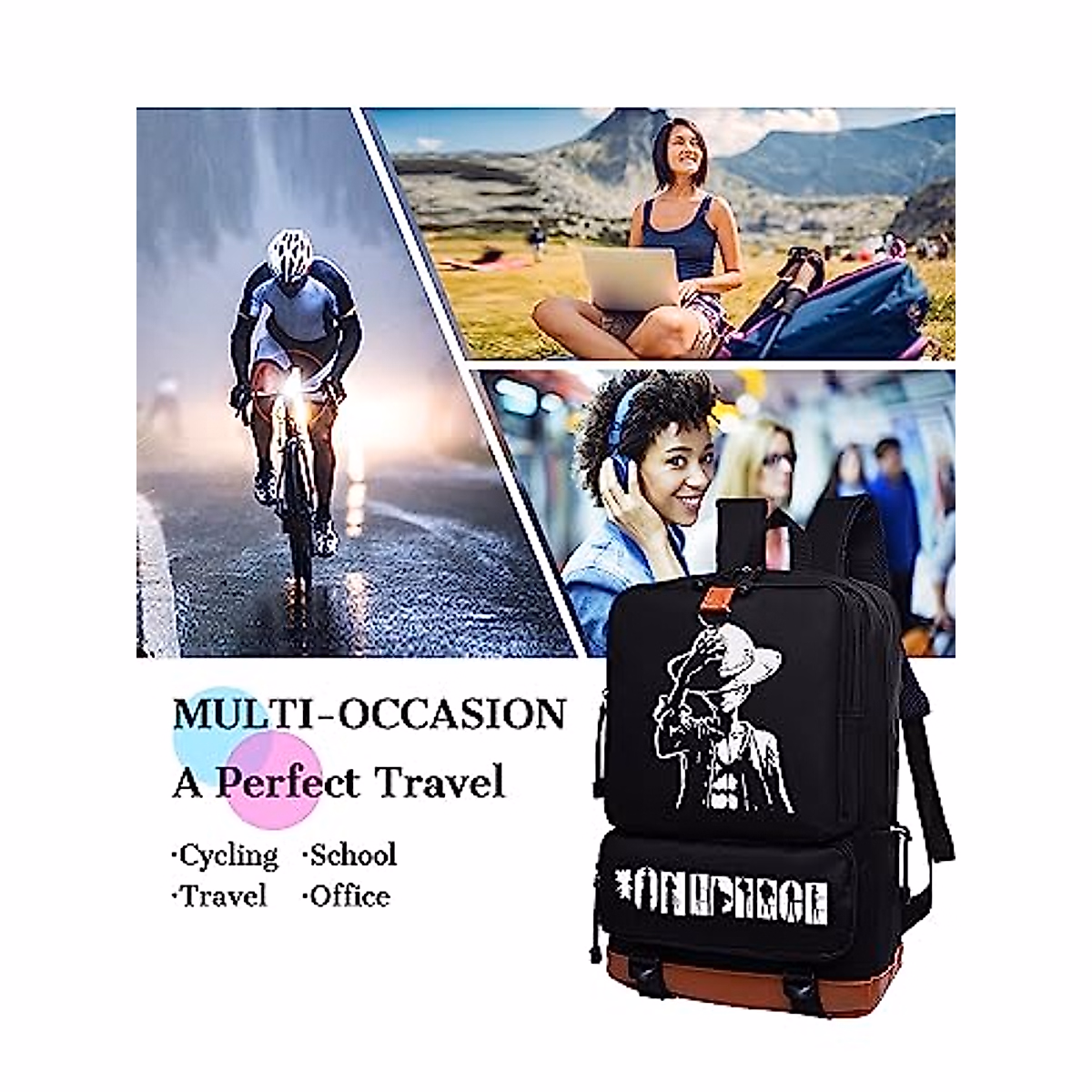 QIAOQIAOTA Anime Backpack School Bag Bookbag for Boys Kids 17 inch Laptop Backpack Anime Fanny Pack Travel Bag