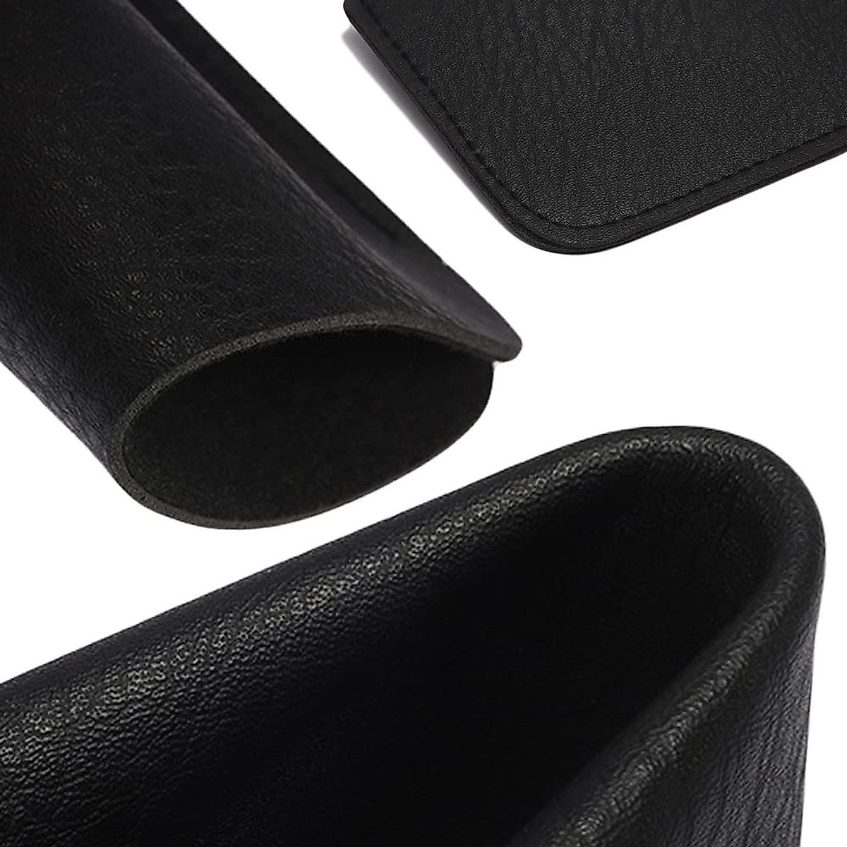DIYOMR 6 Pack Soft Leather Eyeglass Bags Portable Unisex Glasses Pouch Multiple Pens Sleeve Case Classic Color for Business Men Women Teen Student Scholars