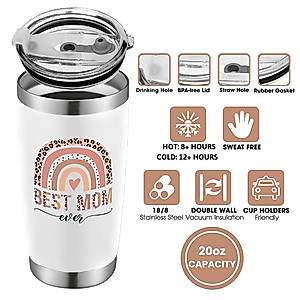 Gifts for Mom from Daughter Son - Mom Birthday Gifts, Birthday Gifts for Mom - Christmas Gifts, Christmas Gifts for Mom Wife - Mom Gifts, Mother Gifts, New Mom Gifts for Women - 20 Oz Tumbler