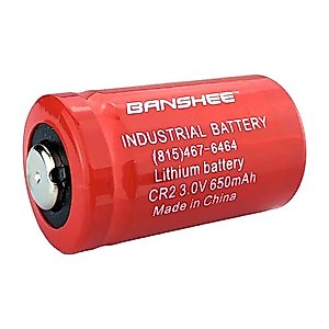 Banshee Replacement for Lithium 650mAh 3V CR2 DLCR EL1CR2 CR15H270 Battery