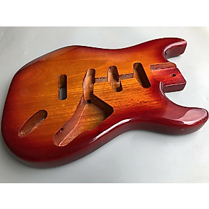 New Guitar Body Mahogany SSS Pickup Glossy Painting DIY Guitar ST Style Bolt on