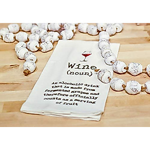 Mud Pie Wine Hand Dish Towel, Wine Definition