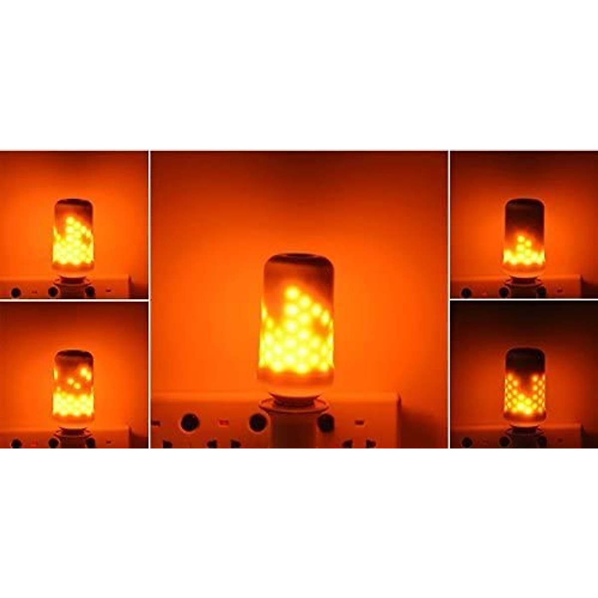 MINTSSOUL LED Flame Effect Fire E26 Light Bulbs,Creative with Flickering Emulation Lamps,Simulated Nature Fire in Antique Lantern Atmosphere for Holiday Hotel/Bars/Home Decoration Restaurants