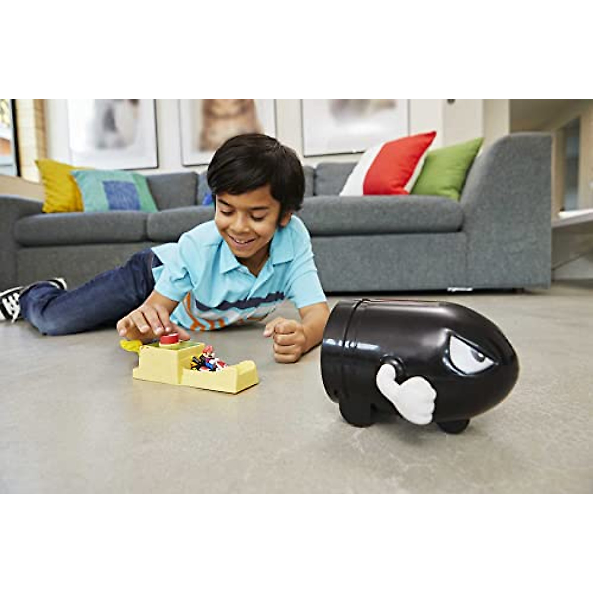 Hot Wheels Mario Kart Bullet Bill Launcher and Mario Kart Vehicle By Hot Wheels for Kids Ages 4, 5, 6, 7, 8