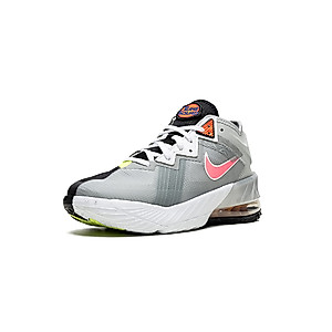 Nike Boy's Lebron XVIII Low (GS) (Big Kid) Light Smoke Grey/Sunset Pulse/Black/White 7 Big Kid M