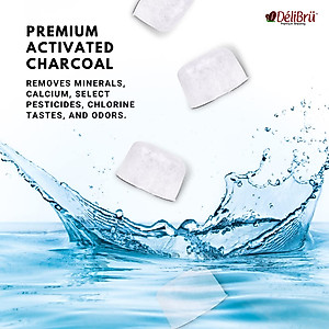 Keurig Filter Replacement, 6Pack KEURIG Compatible Water Filter Cartridges by Delibru for Keurig 2.0 and 1.0 Coffee Makers