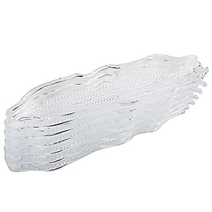 XGNG 6PCS Plastic Corn Trays Transparent Plastic Corn Trays Corn Trays Transparent Service Tray Corn Dish Cob Dinnerware Sets