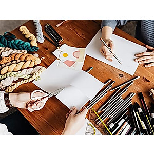 White Cardstock - 8.5'' x 11'' 85lb Cover Card Stock Heavyweight Paper Perfect for Scrapbooks, Art, Crafts, Business Cards 25 Sheets 250g UAP13WH