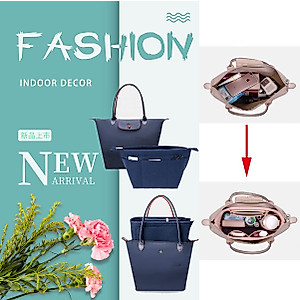 Lckaey Bag Organizer, le pliage organizer insert, large Tote Bag insert1014darkgrey-L