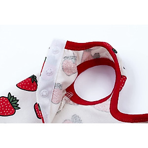 Miaododo 2 Packs Pet Dog Recovery Onesie Suit for Dogs Cats After Surgery,Dog Abdominal Wounds Bandages Cone E-Collar Alternative. (Pink, L)