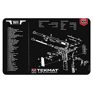 TekMat 1911 Gun Cleaning Mat, Black, One Size