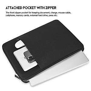 17.3 inch Laptop Sleeve Case for HP Envy 17 17t/Pavilion 17/Omen 17, Acer Predator 17/Aspire 7, Dell Inspiron 17/Dell G3 G7 17, Lenovo Ideapad 17, Water-Resistant Computer Sleeve 17 inch Laptop Bag