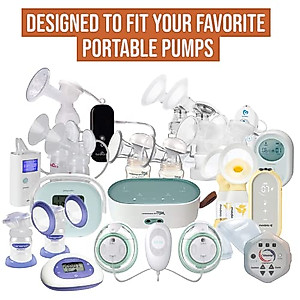 Idaho Jones Pump-A-Porter Mini Wearable Breast Pump Bag - Hands Free Pumping Bag Belt Pouch - Breastfeeding Essentials - Portable Breast Pump Belt for Working Moms - Compatible with Spectra, Etc