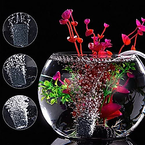 Shappy 6.5 Feet Standard Airline Tubing Air Pump Accessories for Fish Tank, 2 Bubble Release Air Stones, 2 Check Valves, 4 Suction Cup Clips, 2 Straight Connectors and 2 T-connectors