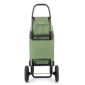 Foldable Grocery Shopping Cart with Wheels | Collapsible Personal Folding Cart for Groceries | Durable & Portable | Green