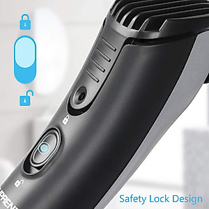 SUPRENT Beard Trimmer Adjustable length 7 Built-in Precise Lengths 2mm-14mm Beard Trimmer with 1 hour Fast&Quick USB Charge, Li-ion Battery