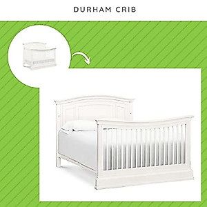 CC KITS Full-Size Conversion Kit Bed Rails for Million Dollar Baby Ashbury, Durham, Etienne, Foothill, Louis & Wembley Cribs (White)