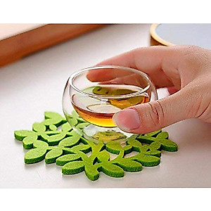 Yeme Double-walled Small Glass Tea Cups 50ML/1.7oz S01 (Set of 6)