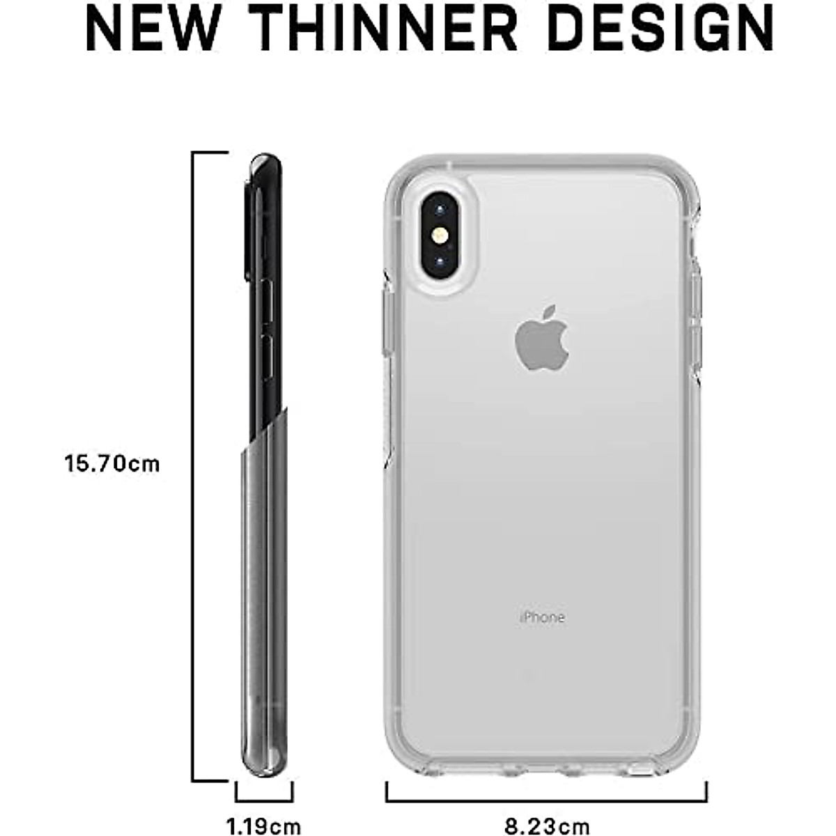 OtterBox Symmetry Series Ultra Slim Case for iPhone XR (Only) - Retail Packaging - Love Triangle