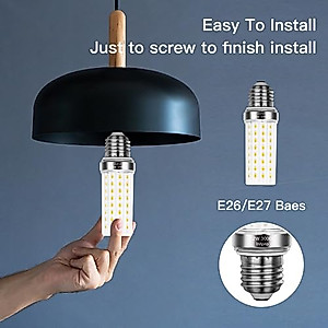 Intpro LED Corn Light Bulb LED Bulb 150W Equivalent 1500 Lumen 3000K Warm Light 12W E26/E27 Base Non-dimmable Ceiling Fan Corn Lighting for Home Garage Warehouse Indoor LED Corn Bulbs