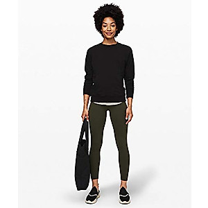 Lululemon Align II Stretchy Yoga Pants - High-Waisted Design, 25 Inch Inseam, Dark Olive, Size 8