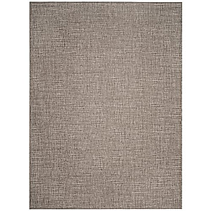 SAFAVIEH Courtyard Collection 8' x 11' Brown CY8576 Indoor/ Outdoor Waterproof Easy-Cleaning Patio Backyard Mudroom Area-Rug
