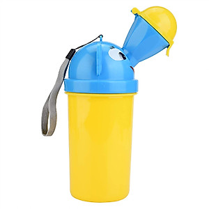 Pee Bottles, Reusable Upgrade Portable Urinal Potty, Baby for Baby Kids Car Travel Pee Training(Yellow, Prince)