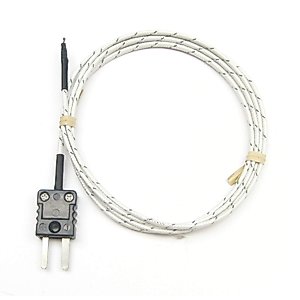 J-Type Thermocouple with Fiberglass Insulation Probe PJ-400 3 ft