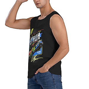 William Byron 24 Men Sleeveless Garment Sport T-Shirt Athletic Undershirt Tank Top Shirt Quick Dry Men's Tee Black