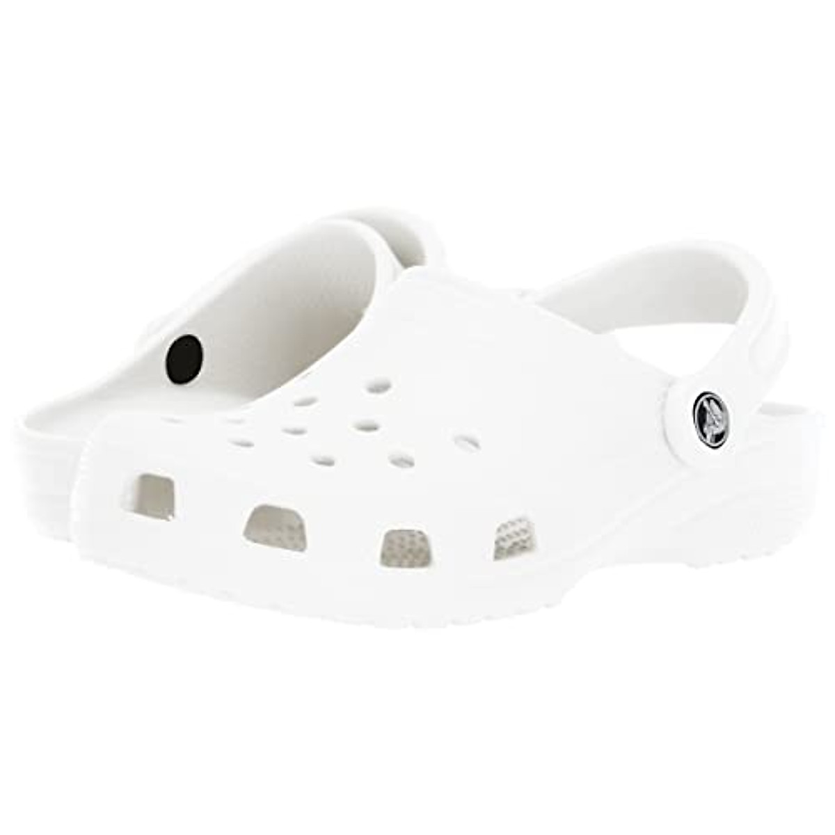 Crocs Unisex-Adult Classic Clogs (Best Sellers), White, 7 Men/9 Women