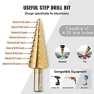 VEVOR 15 Ton Hydraulic Knockout Punch Kit, 1/2" to 4" Conduit Hole Cutter Set, KO Tool Kits W/Puncher 10 Piece, Metal Sheet Driver Tools, for Aluminum, Brass, Stainless Steel, Fiberglass and Plastic