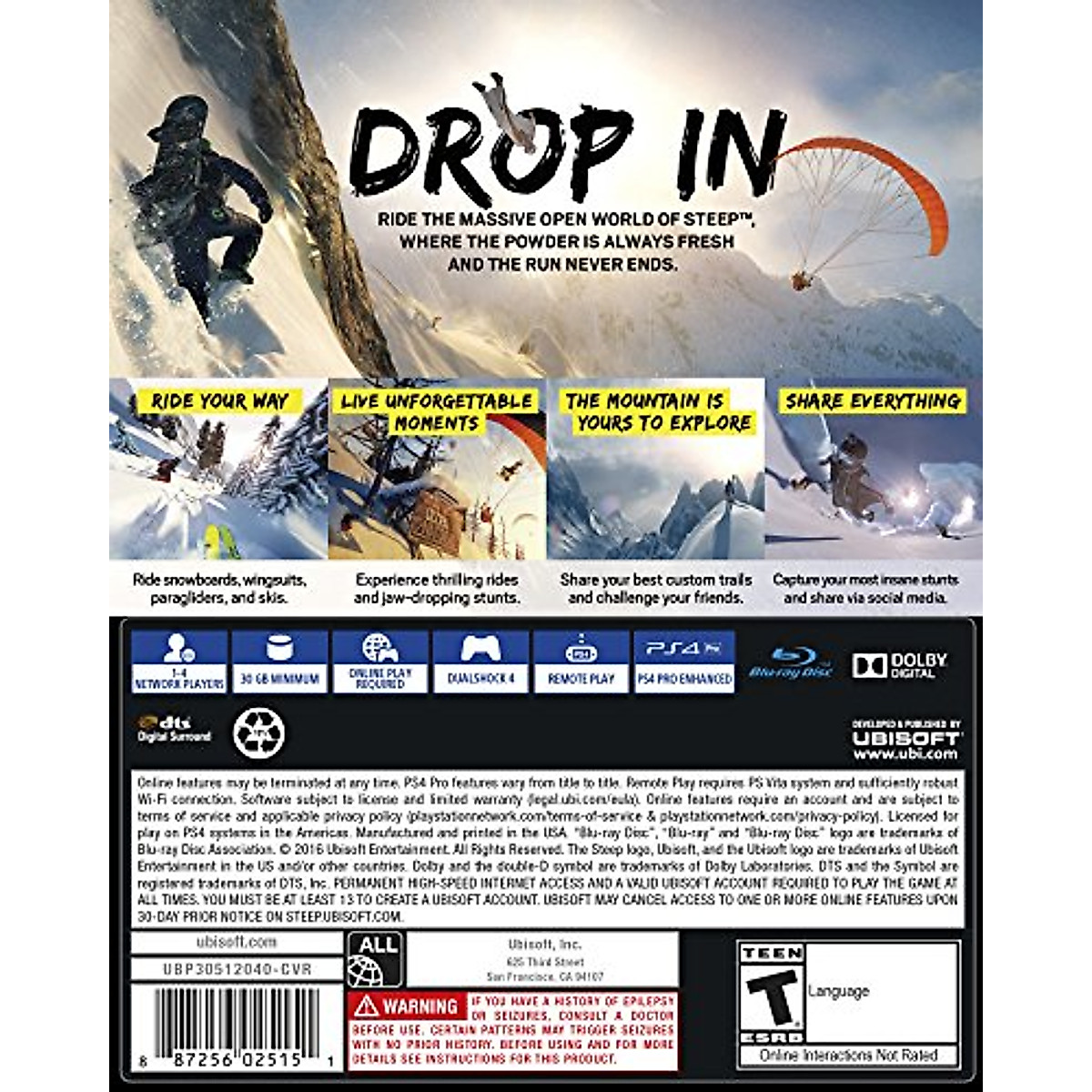 Steep - PlayStation 4 Standard Edition