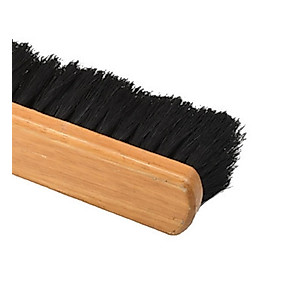 PRO SOURCE Tampico-Bristle Push Broom Head with Threaded Wood Block: 18" Wide