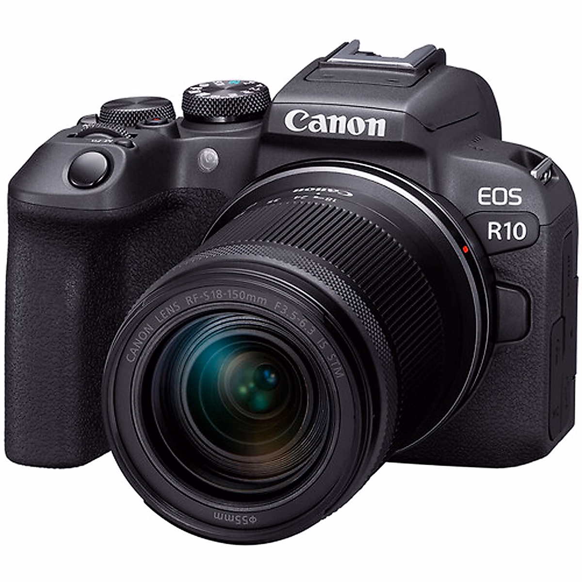 Canon EOS R10 Mirrorless Camera RF-S 18-150mm is STM Lens + Accessories Included: 2X 64GB Memory Cards, TTL Flash, Extra Battery, Case, Tripod & More (Renewed)