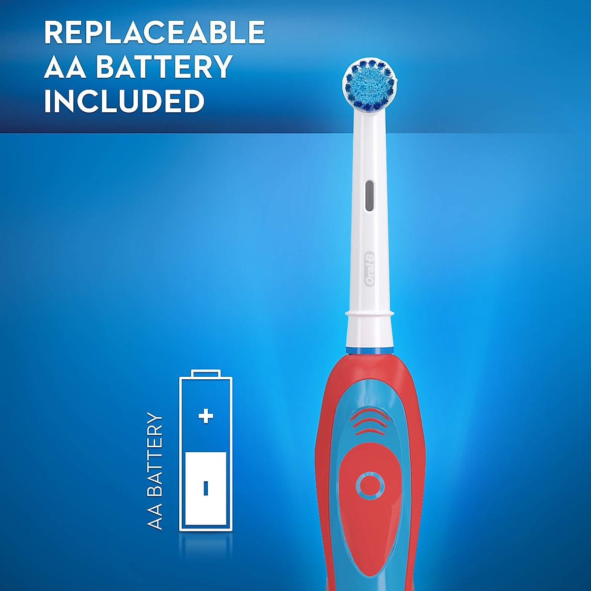 Oral-B Pro-Health Sparkle Fun Battery Power Kids Electric Toothbrush with Replaceable Sensitive Brush Head, for Kids 3+