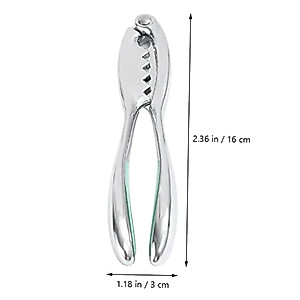 Cabilock 1pc Crab Tools Walnut Stainless Steel Bottle Opener Crab Leg Crackers Household Tools Seafood Opener Home Crab Tools Crab Pliers Tool Crab Pliers Tools Biscuit Lobster Crab