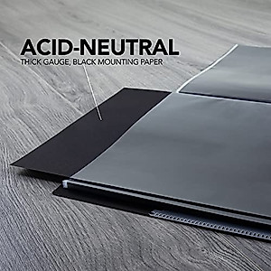 Itoya Original Art ProFolio 9x12 Black Art Portfolio Binder with Plastic Sleeves and 48 Pages - Portfolio Folder for Artwork with Clear Sheet Protectors - Presentation Book for Art Display and Storage