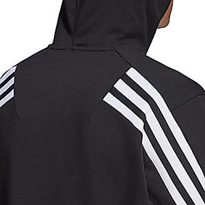adidas Men's Sportswear Future Icon 3-Stripes Fullzip, Black, Medium