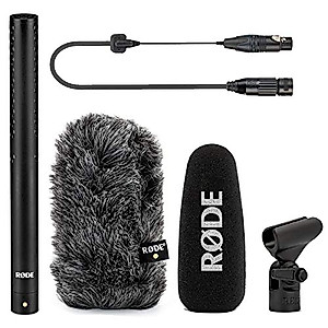 Rode NTG5 Shotgun Condenser Microphone Kit,Black