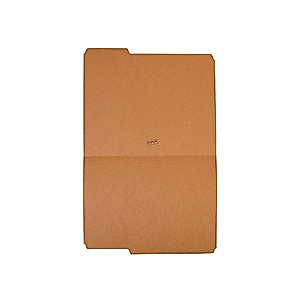 Staples 509315 Colored Top-Tab File Folders 3 Tab Kraft Letter Size 100/Pack