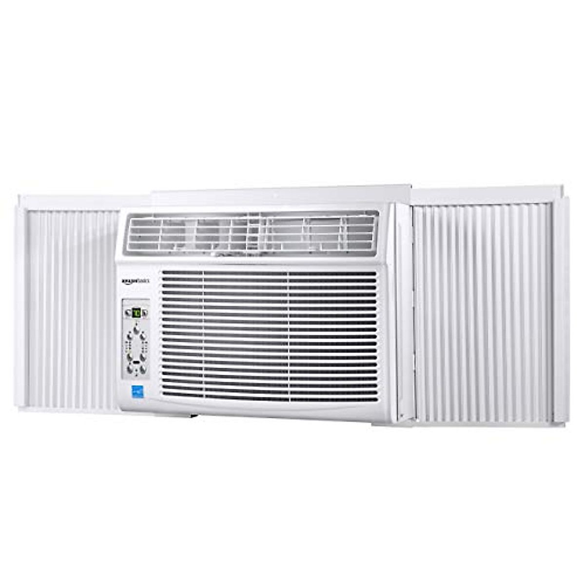 Amazon Basics Window Mounted Air Conditioner with Remote Cools 250 Square Feet, 6000 BTU, White