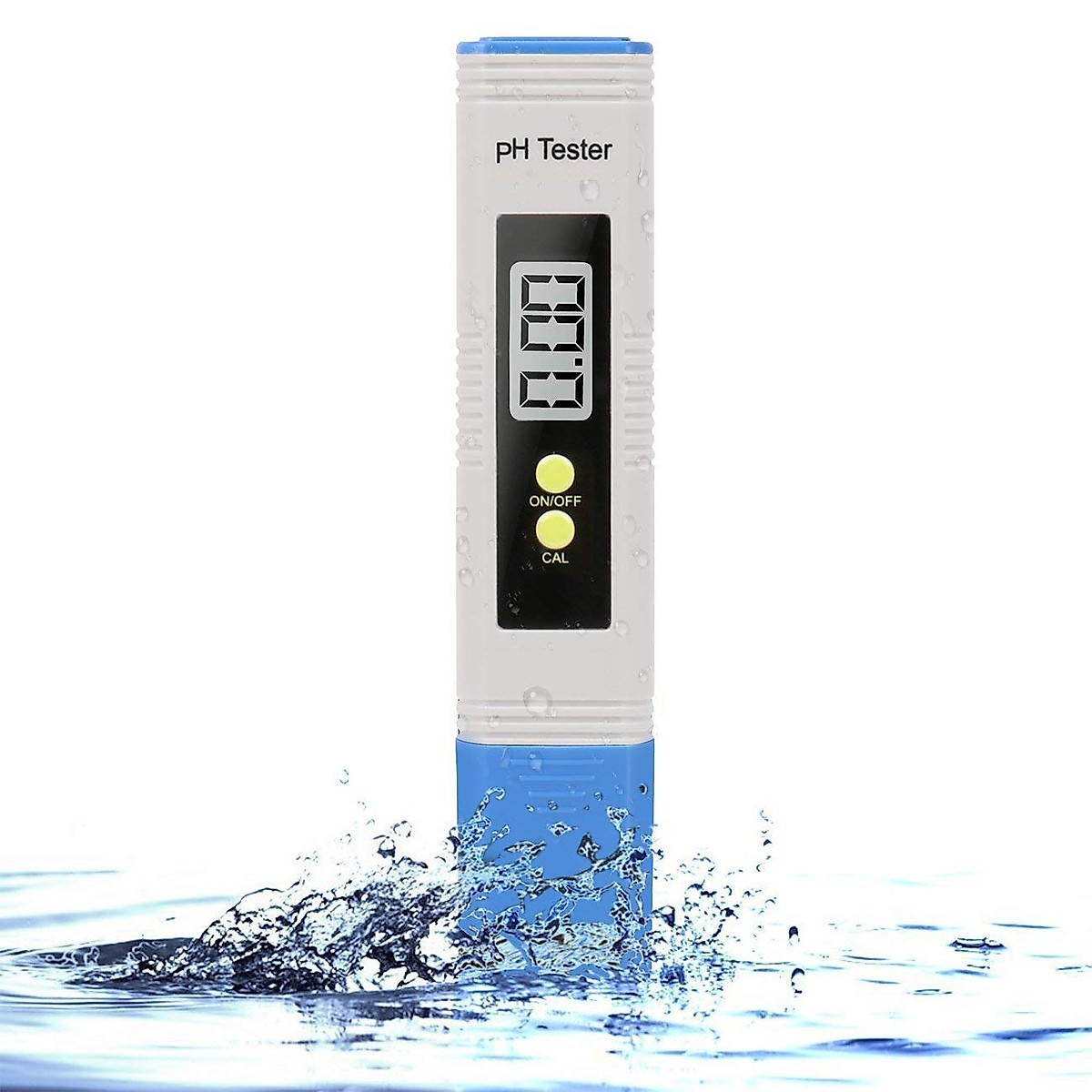 pH Meter, Backlight pH Tester 0.01 High Precision Water Quality Tester pH Range with 0-14, Digital pH Meter for Household Drinking, Pool and Aquarium