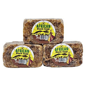Infinix Shea Butter Face & Body Soap Bar for Oily Skin - 100% Natural African Black Soap with Pure Honey - Removes Dark Spots - Cleanses and Nourishes Skin