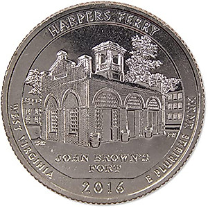 2016 S National Park Quarter 5 Coin Set Uncirculated Mint State Clad 25c