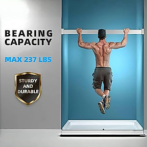 Jintop 72" W x 76" H Double Sliding Frameless Soft-Close Shower Door with Premium 3/8 Inch (10mm) Thick Tampered Glass,Bathroom Bathtub Doors W/ 4 Rollers and 2 Towel Bar Handles,Brushed Nickel