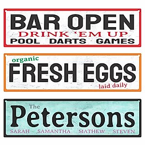 ATX Custom Signs - Weatherproof Aluminum Metal Custom Personalized Sign Multiple Sizes Custom Text Caution, Danger, Warning Notice