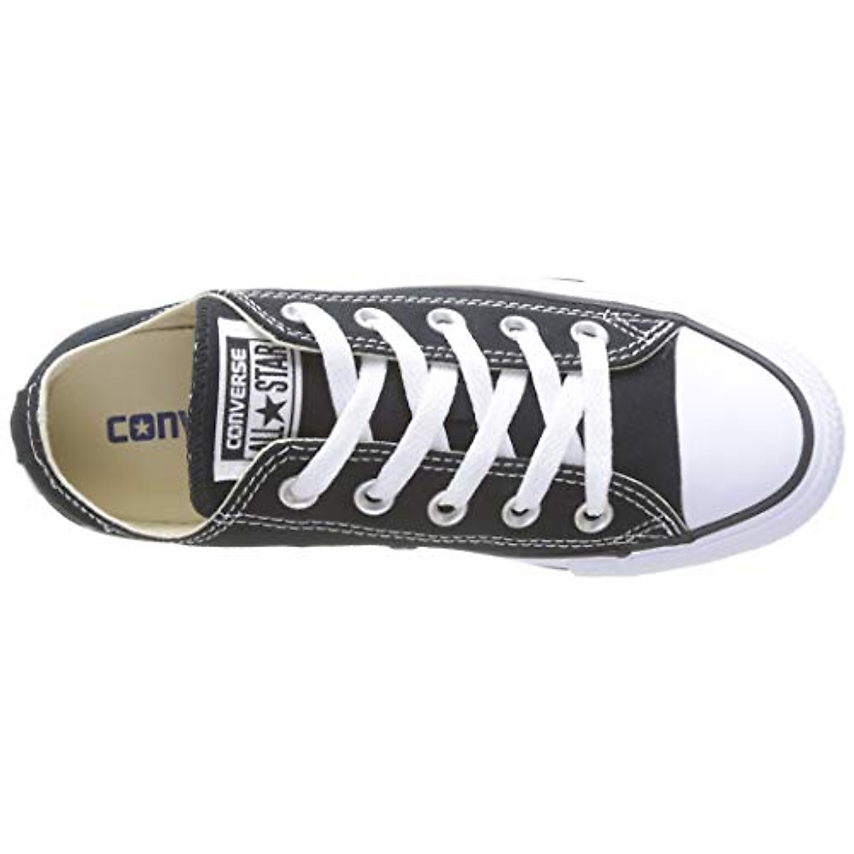 Converse Unisex Chuck Taylor All Star Low Top Sneaker Black/White 9 Women/7 Men