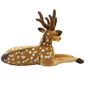 TAGLN Stuffed Animals Sika Spotted Deer Toys Plush (18 Inch)