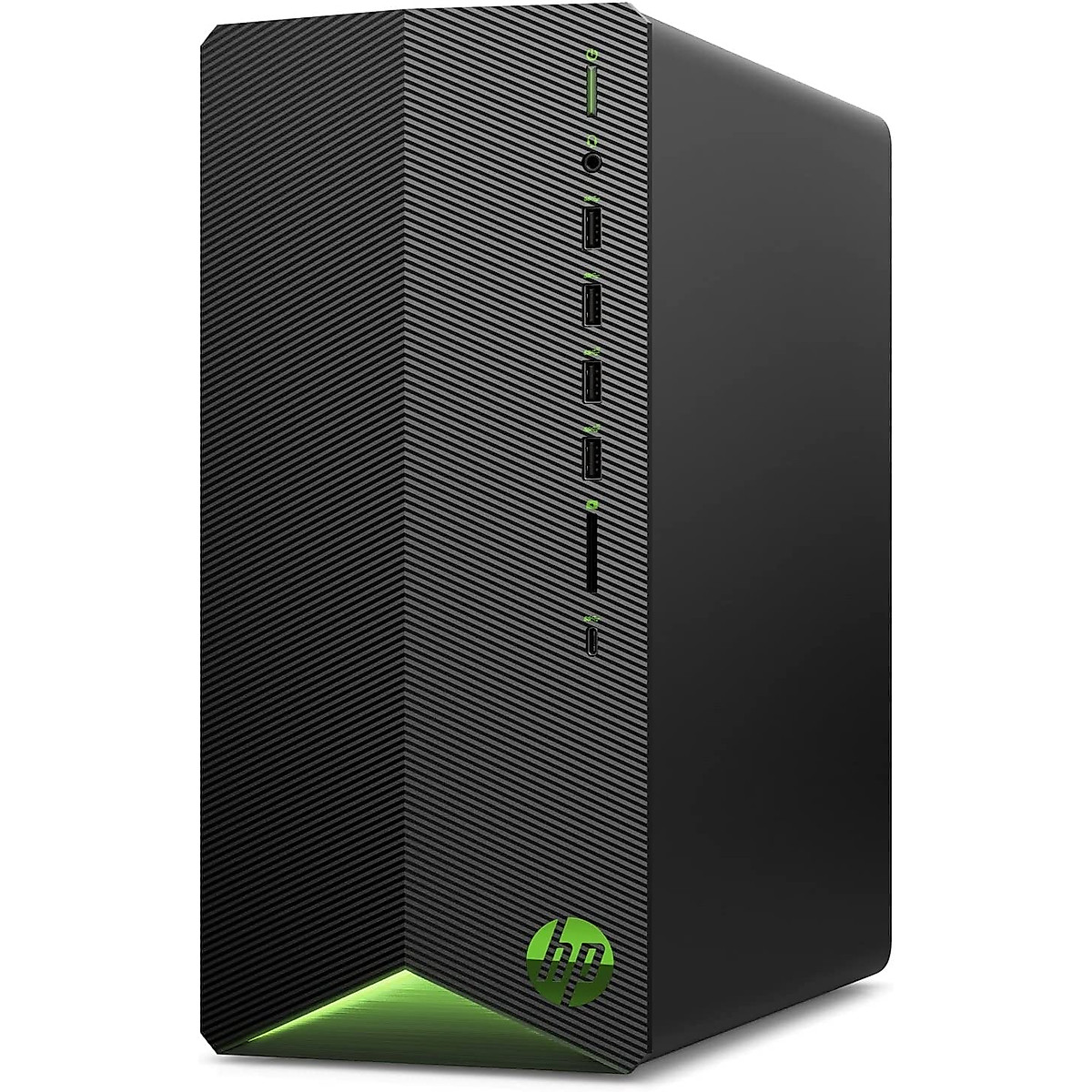 HP Pavilion Gaming Desktop Computer 10th Generation Intel Hexa-core i5-10400F Processor 16GB RAM 1TB SSD GeForce RTX 3060 12GB Graphic USB-C DiplayPort Bluetooth Black + HDMI Cable
